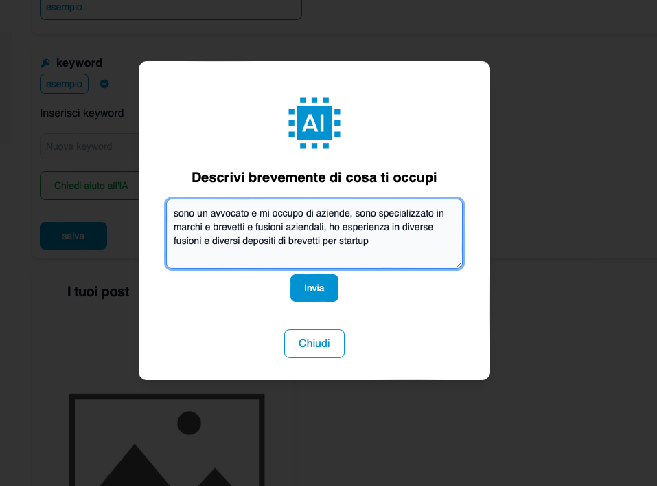ConsultiVerso - Tutorial Profilo